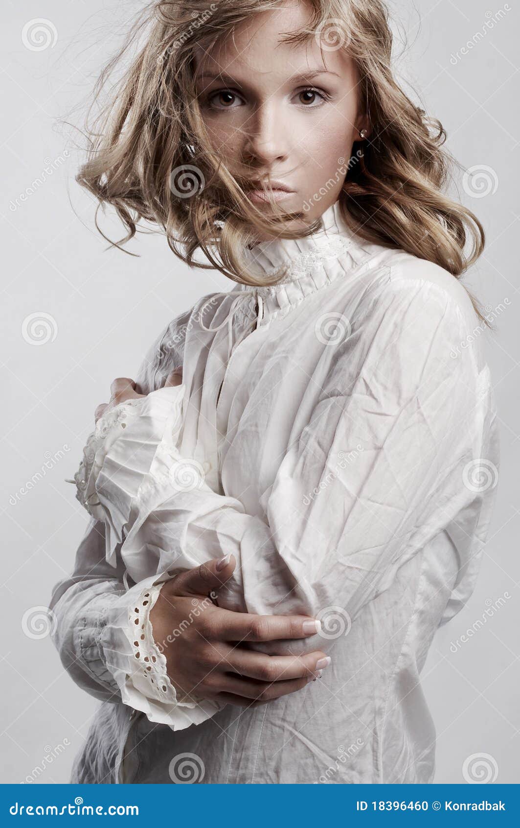 High key portrait stock photo. Image of model, people - 18396460