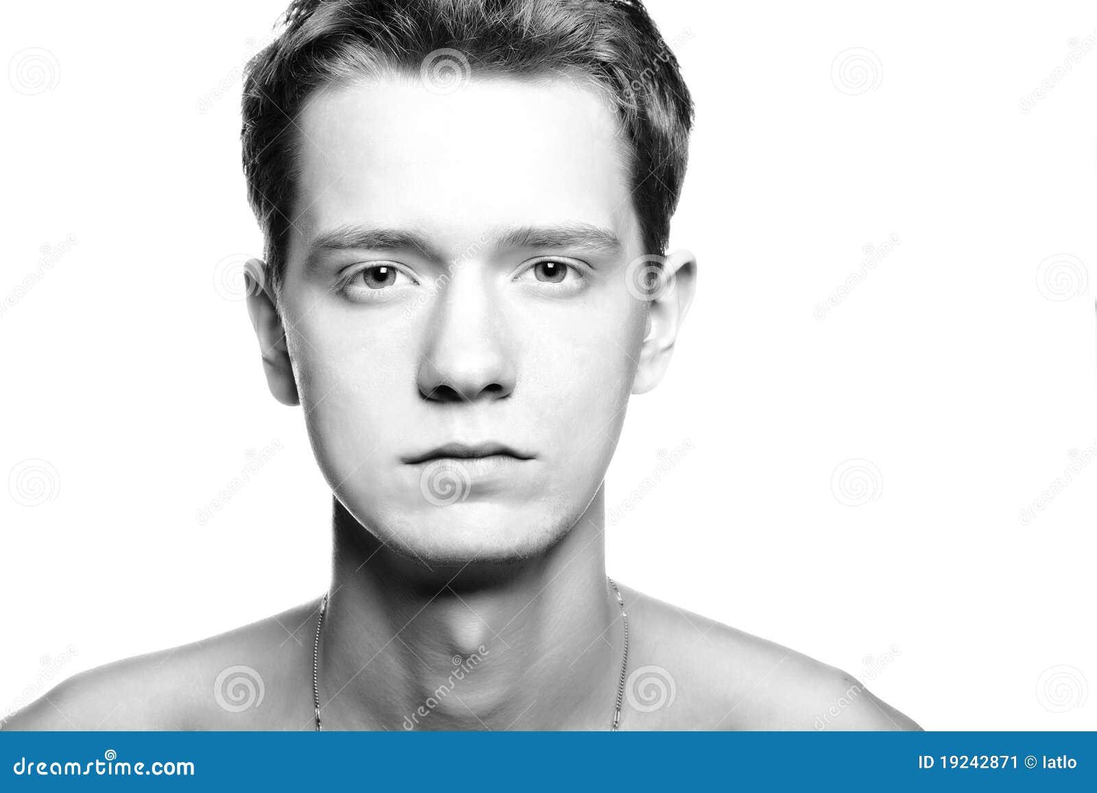 High key portrait stock image. Image of beard, deep, fashion - 19242871