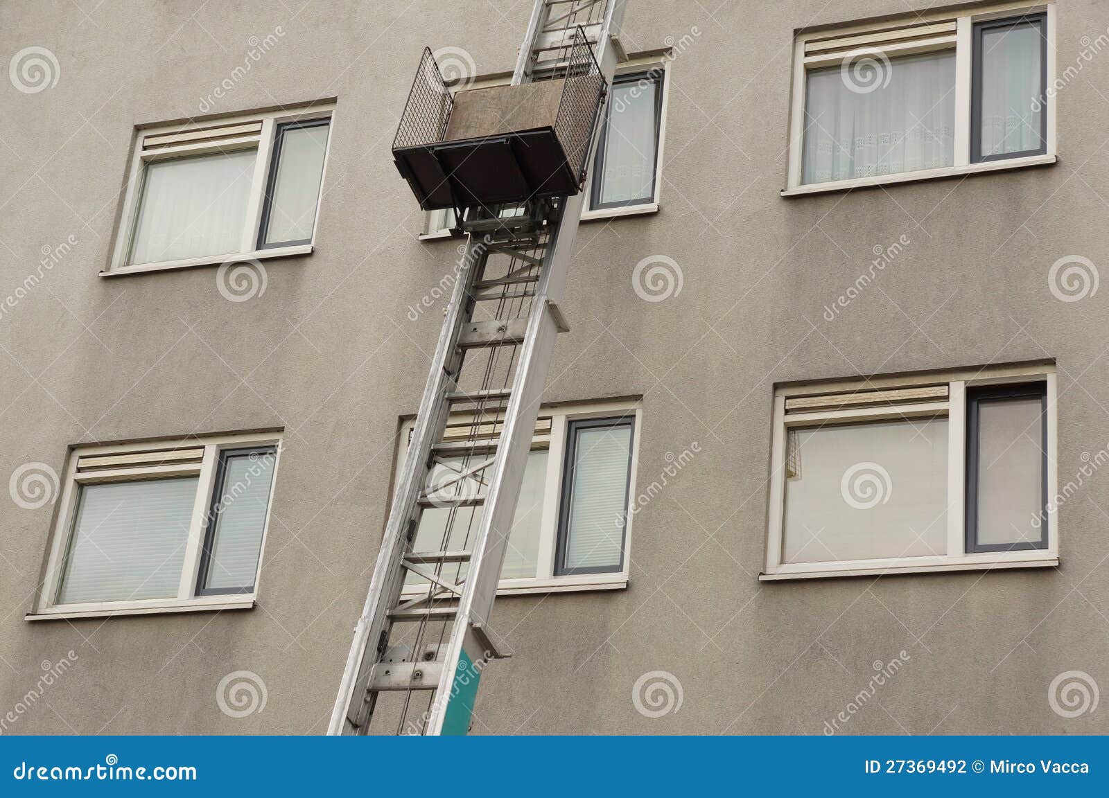 High ladder stock photo. Image of building, high, extension - 27369492