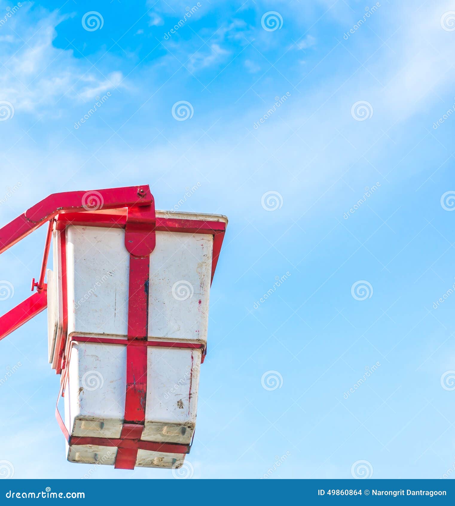 High Ladder with Rescue Basket Stock Photo - Image of action, boom ...