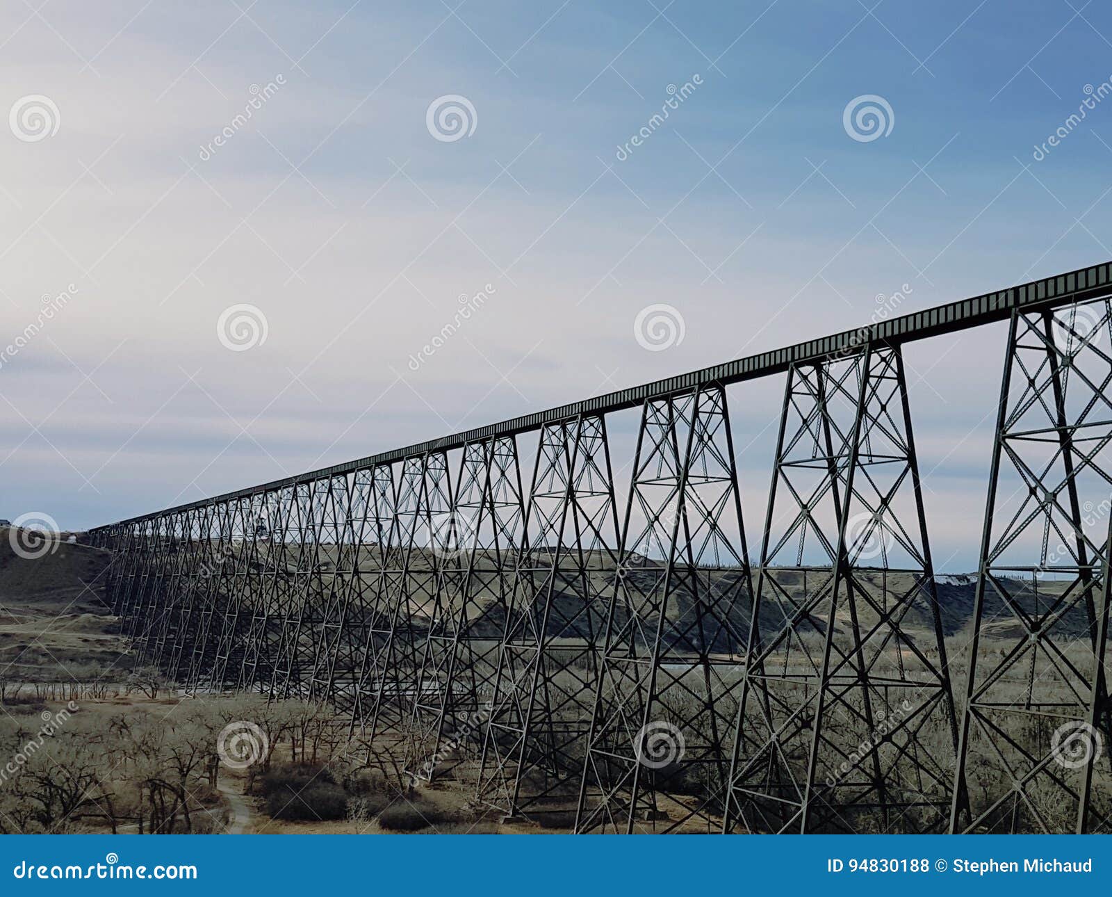 High Level Bridge Lethbridge, Alberta Stock Photo - Image of lethbridge ...