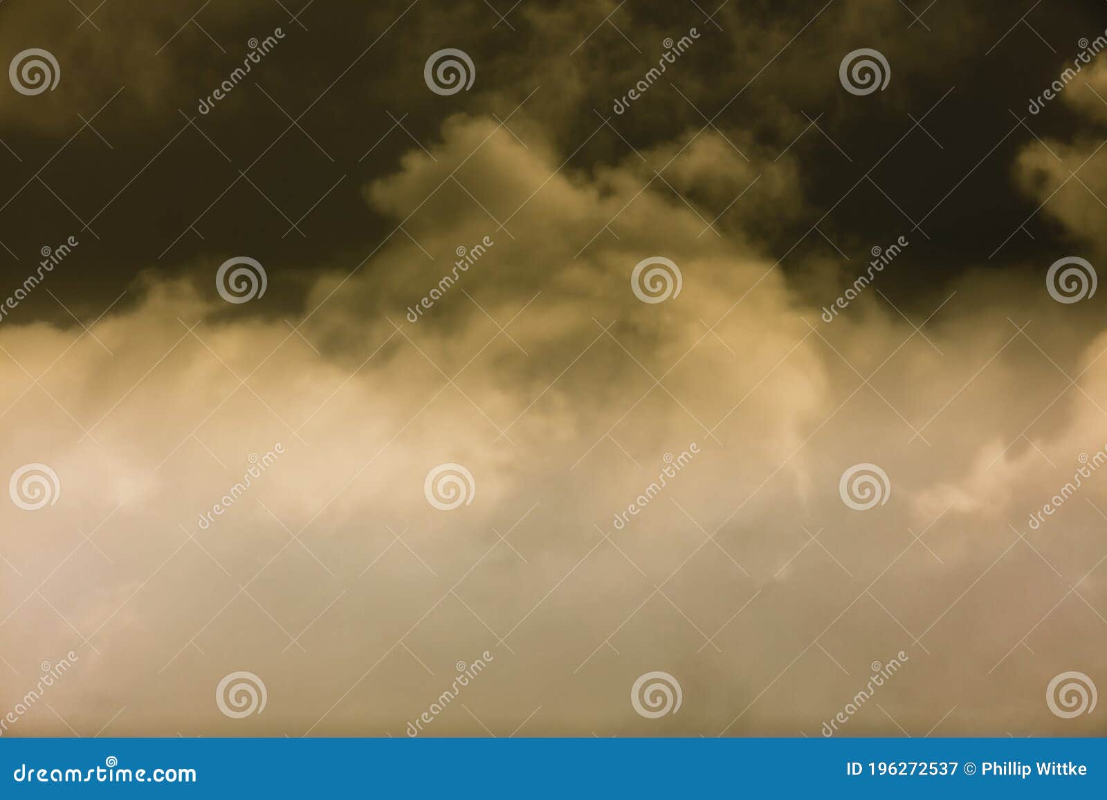 High Level Clouds in the Sky during a Rain Storm Stock Image - Image of ...