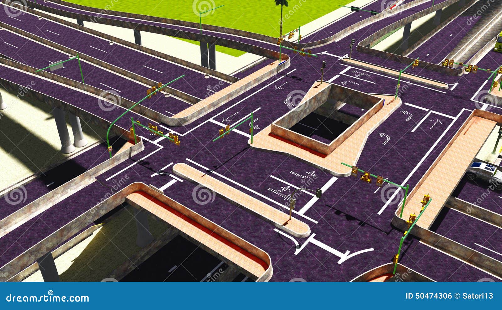 High-level overpass stock photo. Image of highway, connection - 50474306