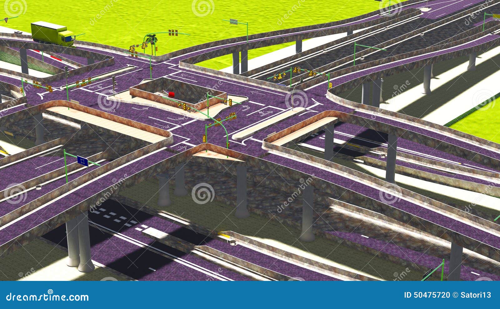 High-level overpass stock photo. Image of transportation - 50475720
