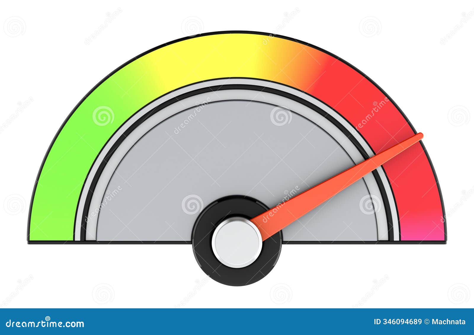High Level of Scale. Speedometer, Gauge Meter Icon Stock Illustration ...
