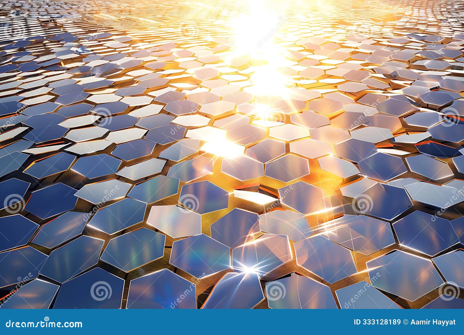 High Level Sun Reflection on Glass Pieces Stock Image - Image of ...