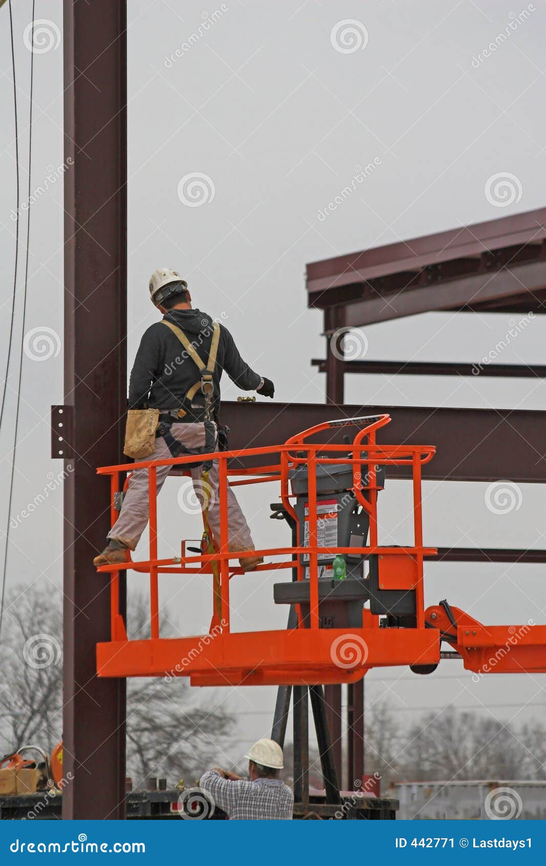 High Lift Worker stock image. Image of constuction, developer - 442771