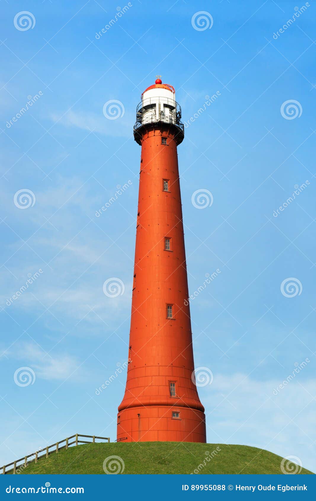 The High Lighthouse stock photo. Image of hilltop, clouds - 89955088