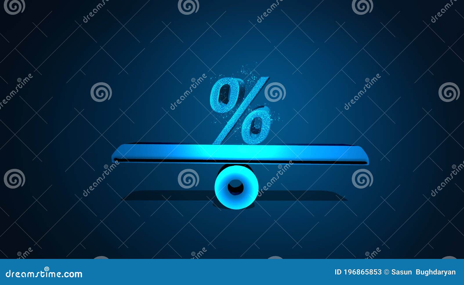High and Low Interest Interest. Percentage Up Icon Stock Illustration ...