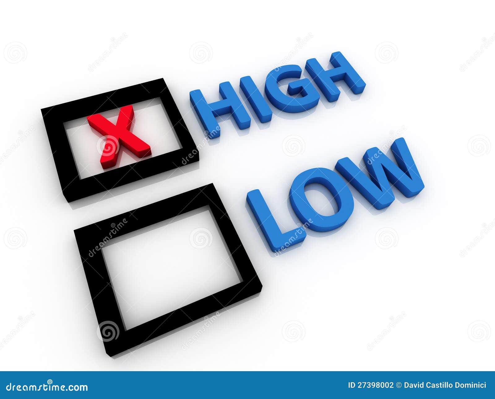 High and Low letters stock illustration. Illustration of loan - 27398002