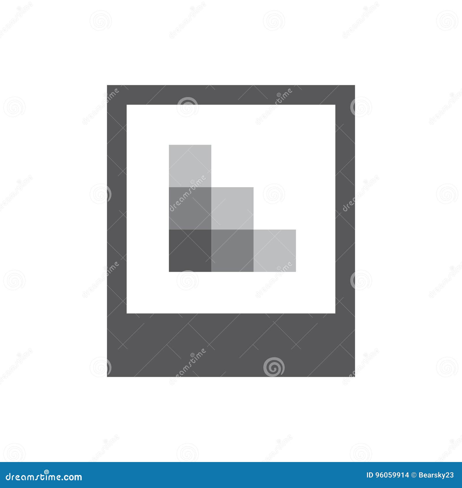High or Low Res Image Icon - for UI or UX Stock Vector - Illustration ...