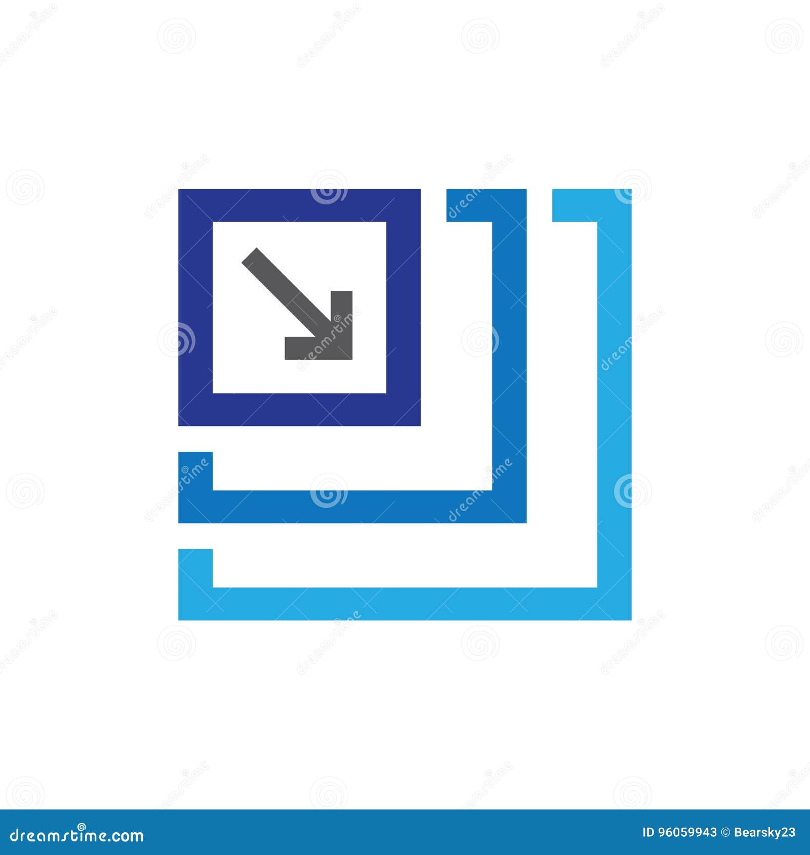 High or Low Res Image Icon - for UI or UX Stock Vector - Illustration ...