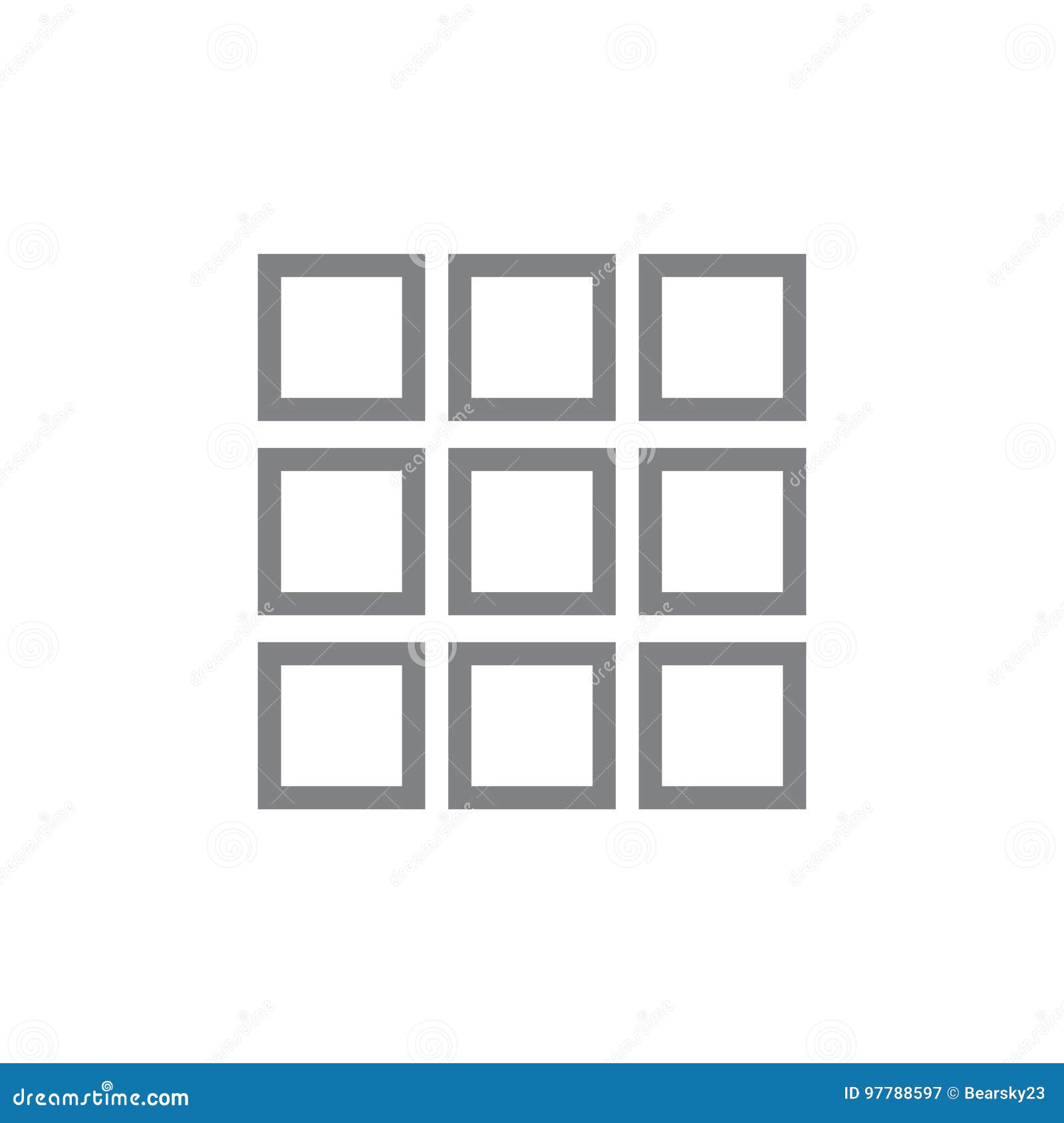 High or Low Res Image Icon - for UI or UX Stock Vector - Illustration ...