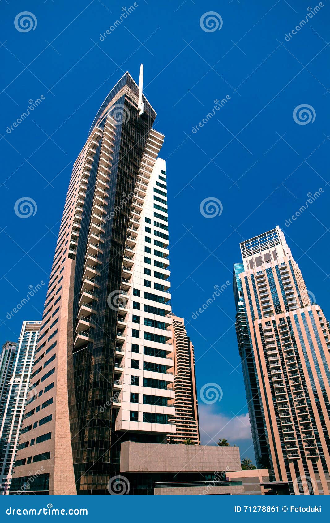 High Luxury Building Skyscraper Stock Image - Image of business, blue ...