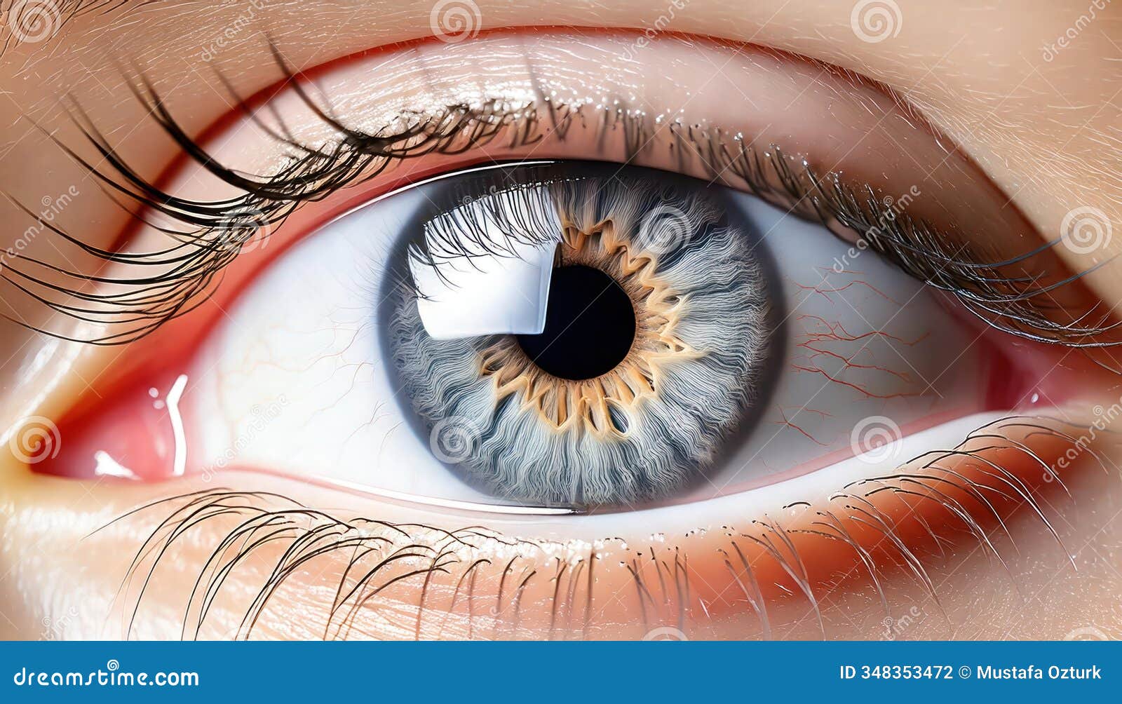 High Macro Image of Human Eye Iris Stock Photo - Image of face, cornea ...