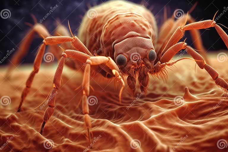 High Magnification of a Bed Bugs Exoskeleton Stock Photo - Image of ...