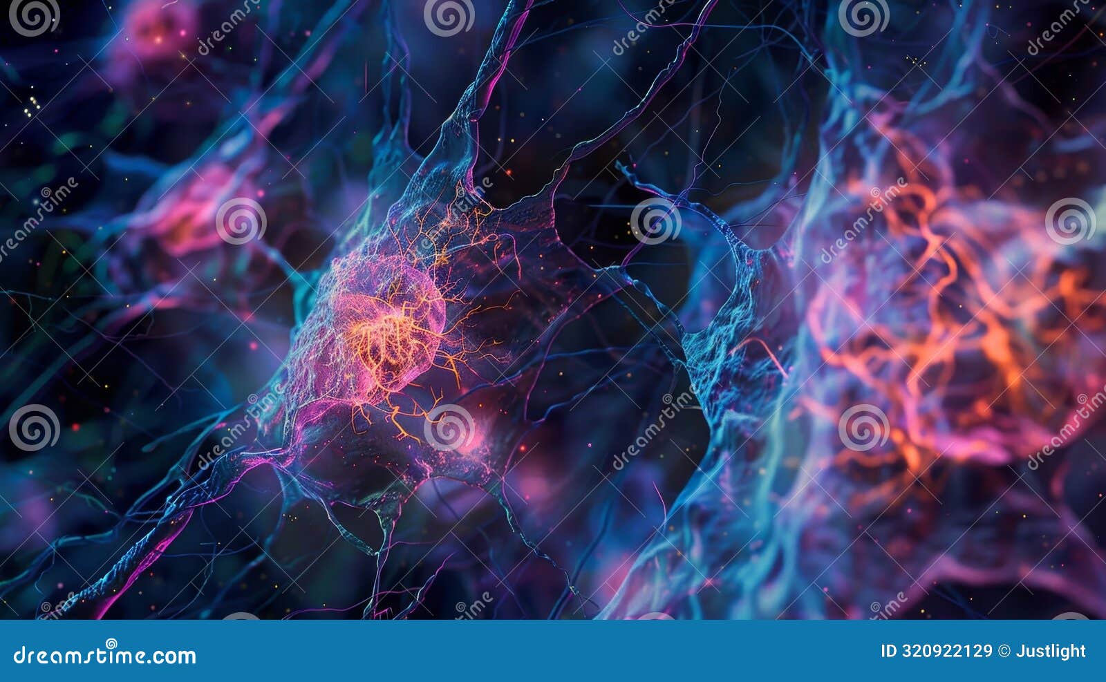 High Magnification Confocal Microscopy Image of Endothelial Cells ...