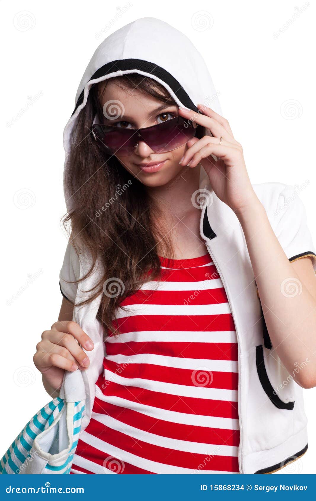 High and mighty girl stock photo. Image of hair, confident - 15868234