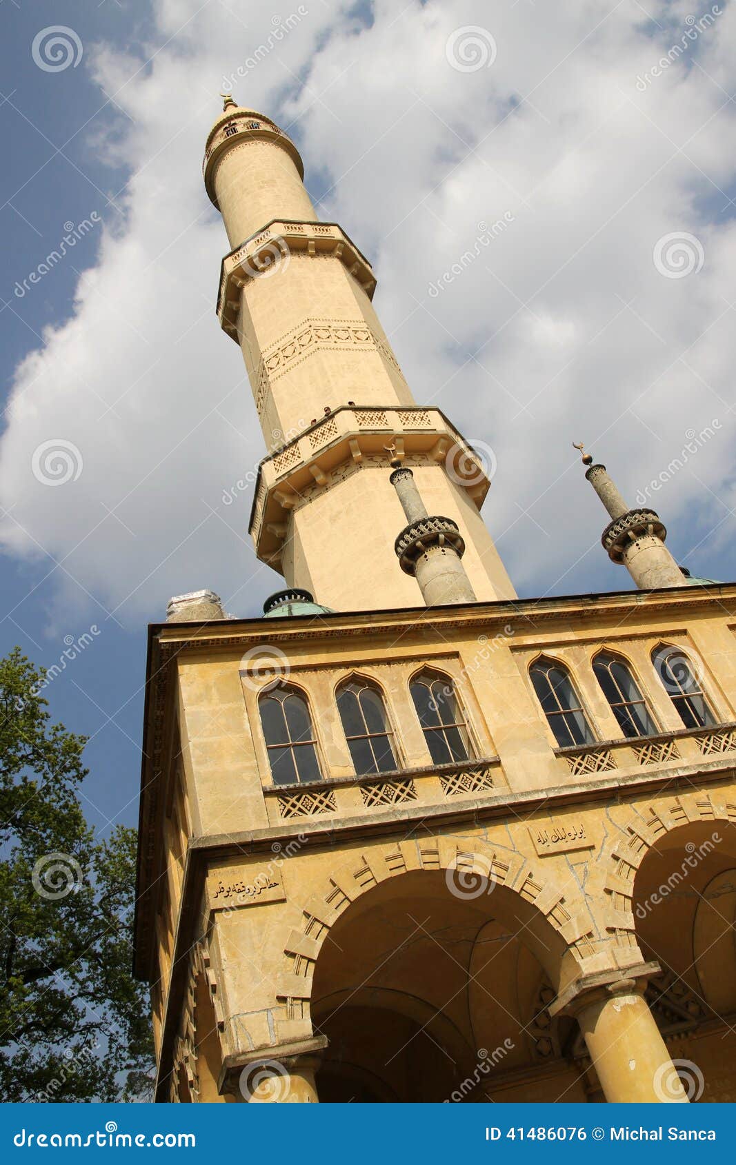 High minaret tower stock photo. Image of minaret, travel - 41486076