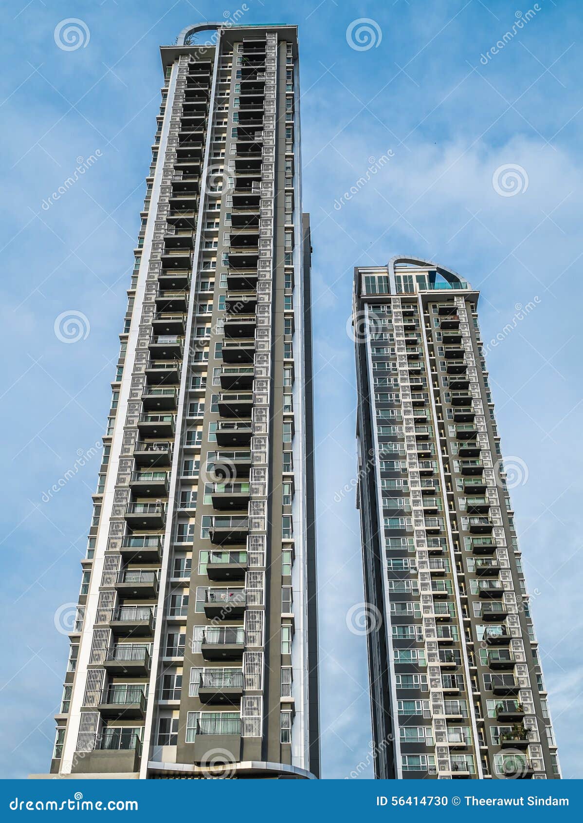 High Modern Building, Condomimium(Apartment) for Stay Stock Photo ...