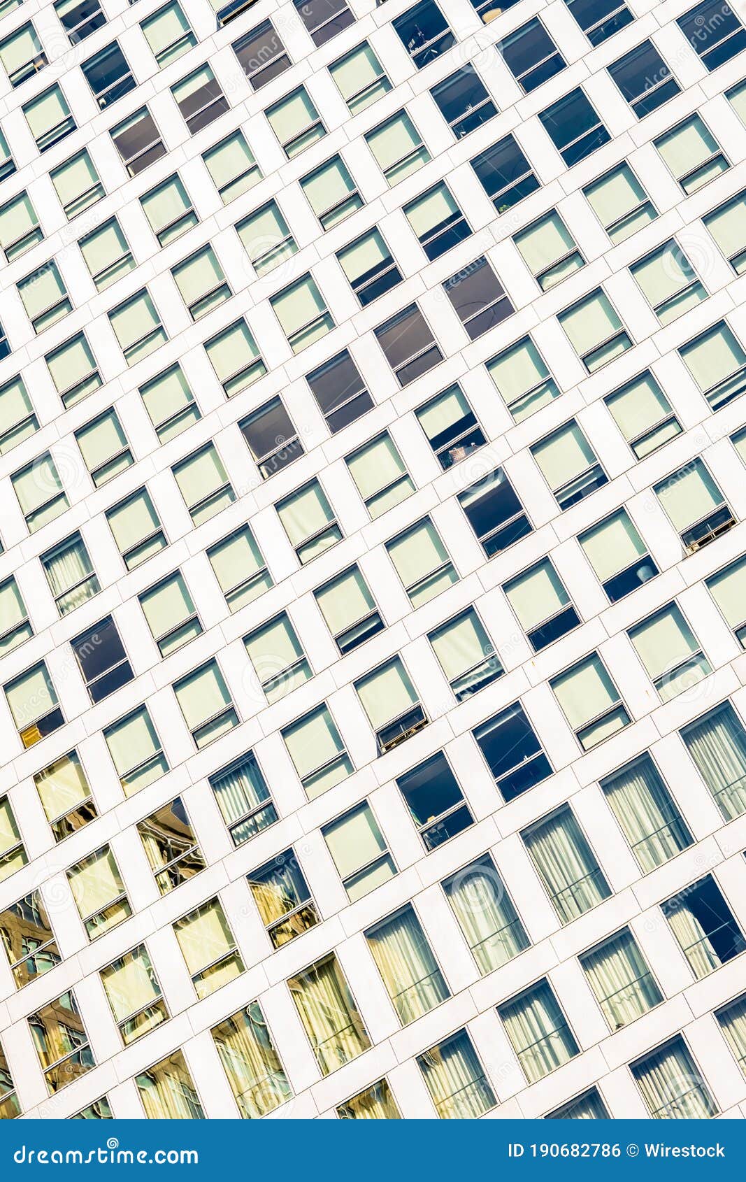 High Modern Styled White Skyscraper Stock Photo - Image of moder ...