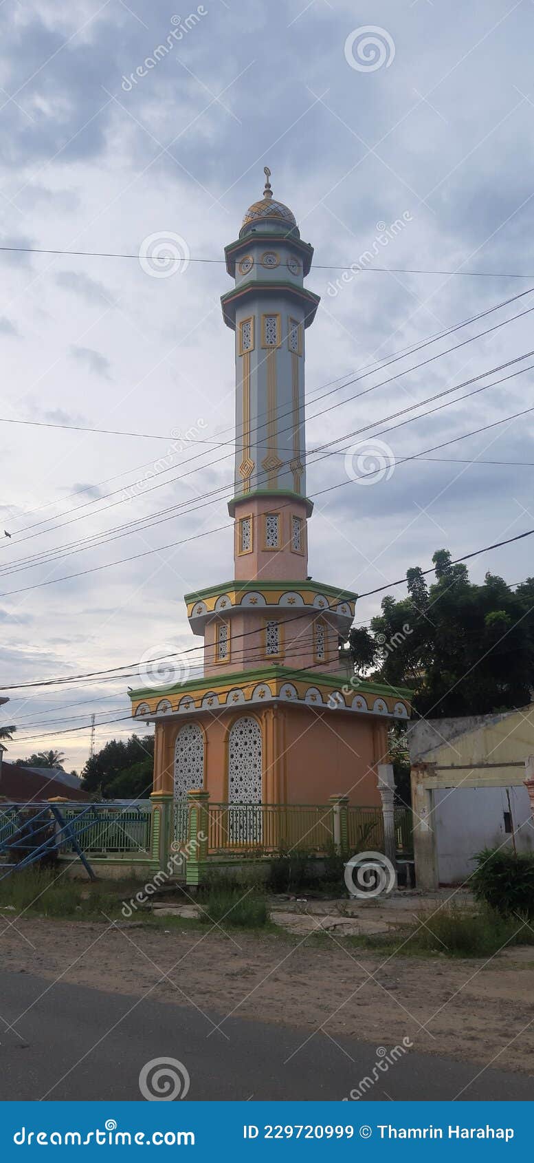 The High Mosque& X27;s Tower Stock Image - Image of tower, mosques ...