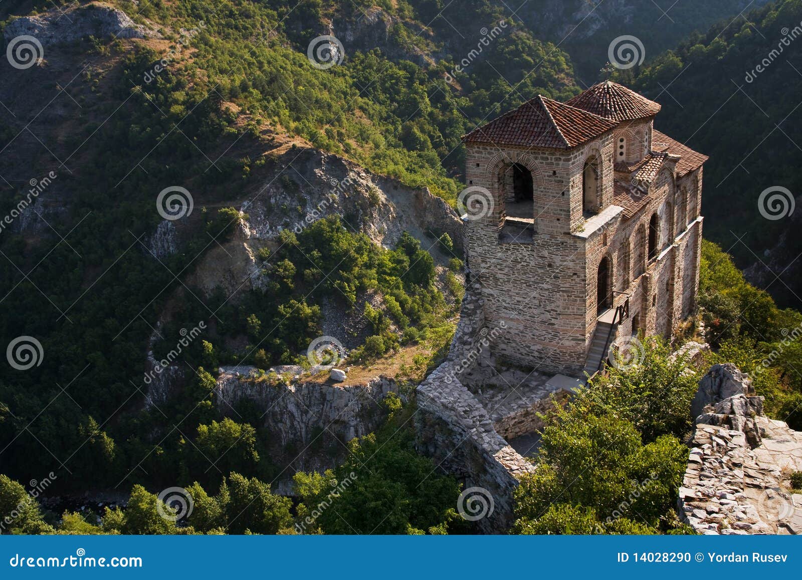 High Mountain Castle Church Stock Photo - Image of architecture ...