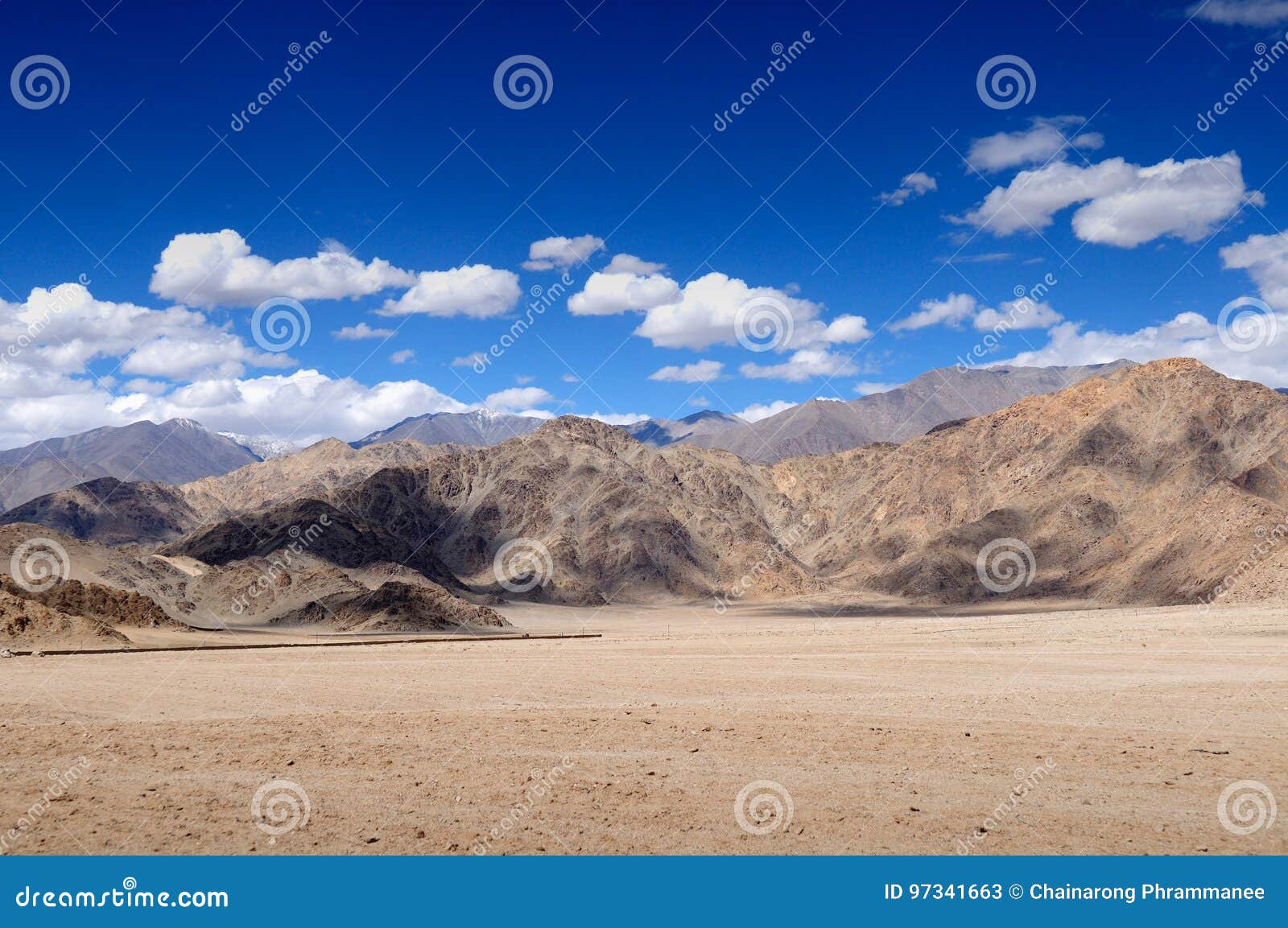 High Mountain Desert in Leh Ladakh, India Stock Image - Image of ...