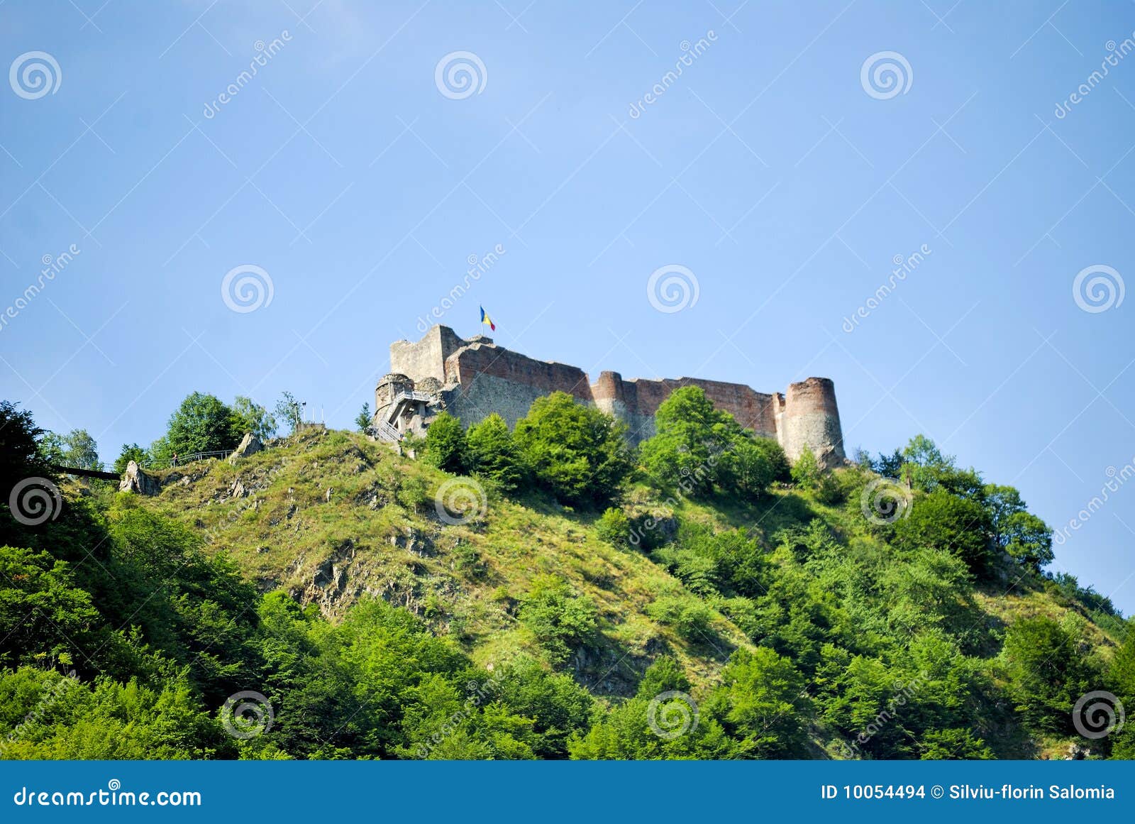 High mountain fortress stock photo. Image of medieval - 10054494