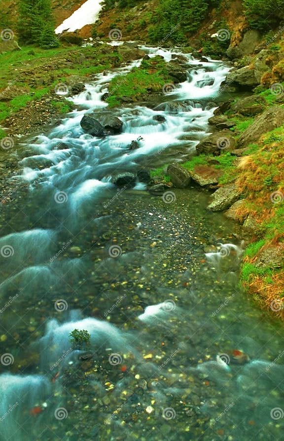 High Mountain Stream stock image. Image of cascading, romania - 1838859