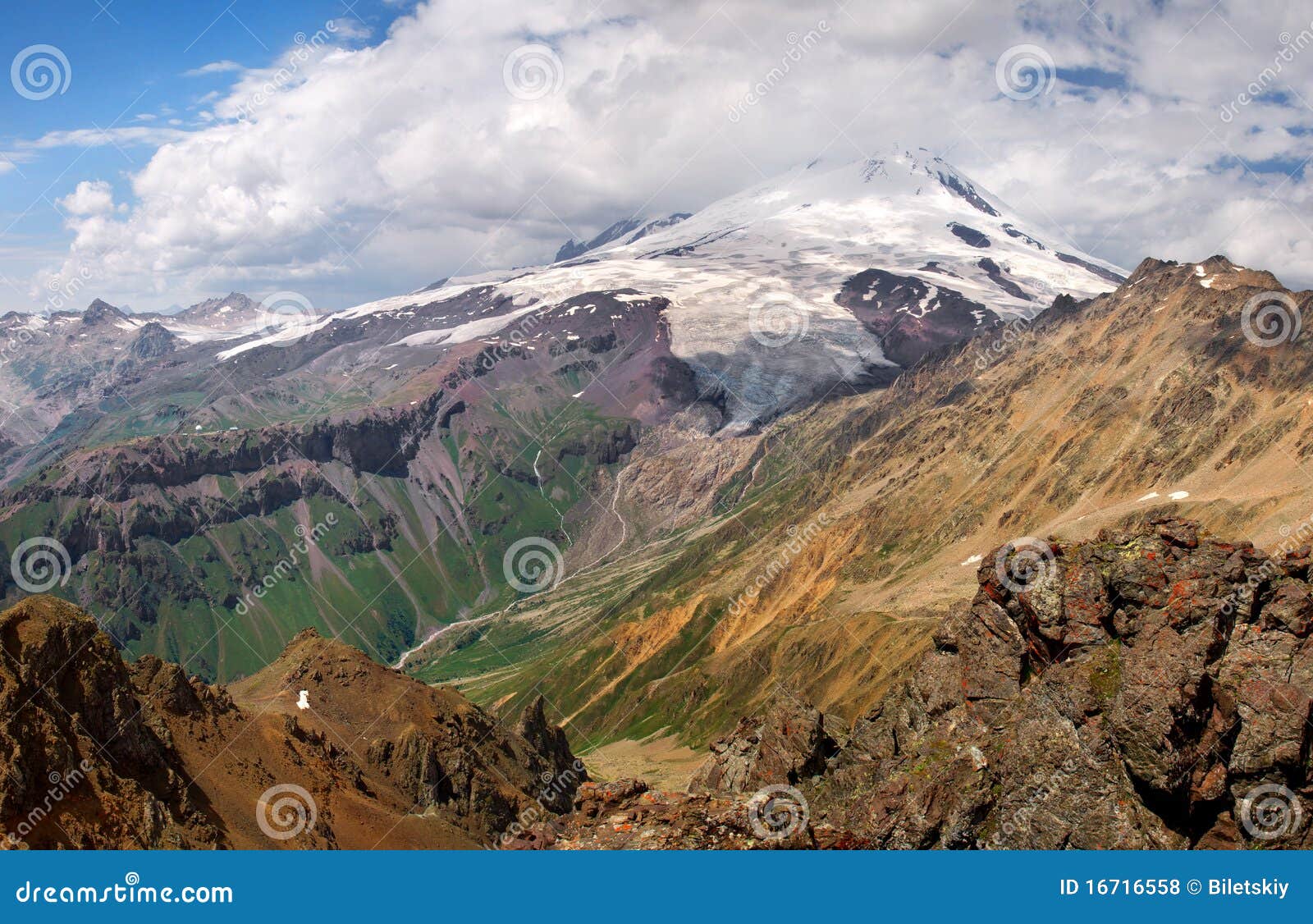 High mountain in valley stock photo. Image of mountainside - 16716558