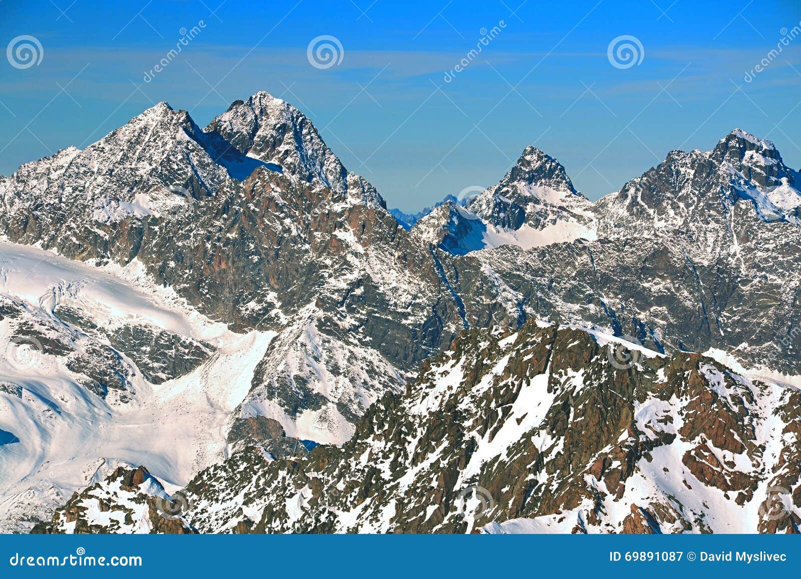 High Mountains in Austria Alps. Stock Image - Image of alpine ...