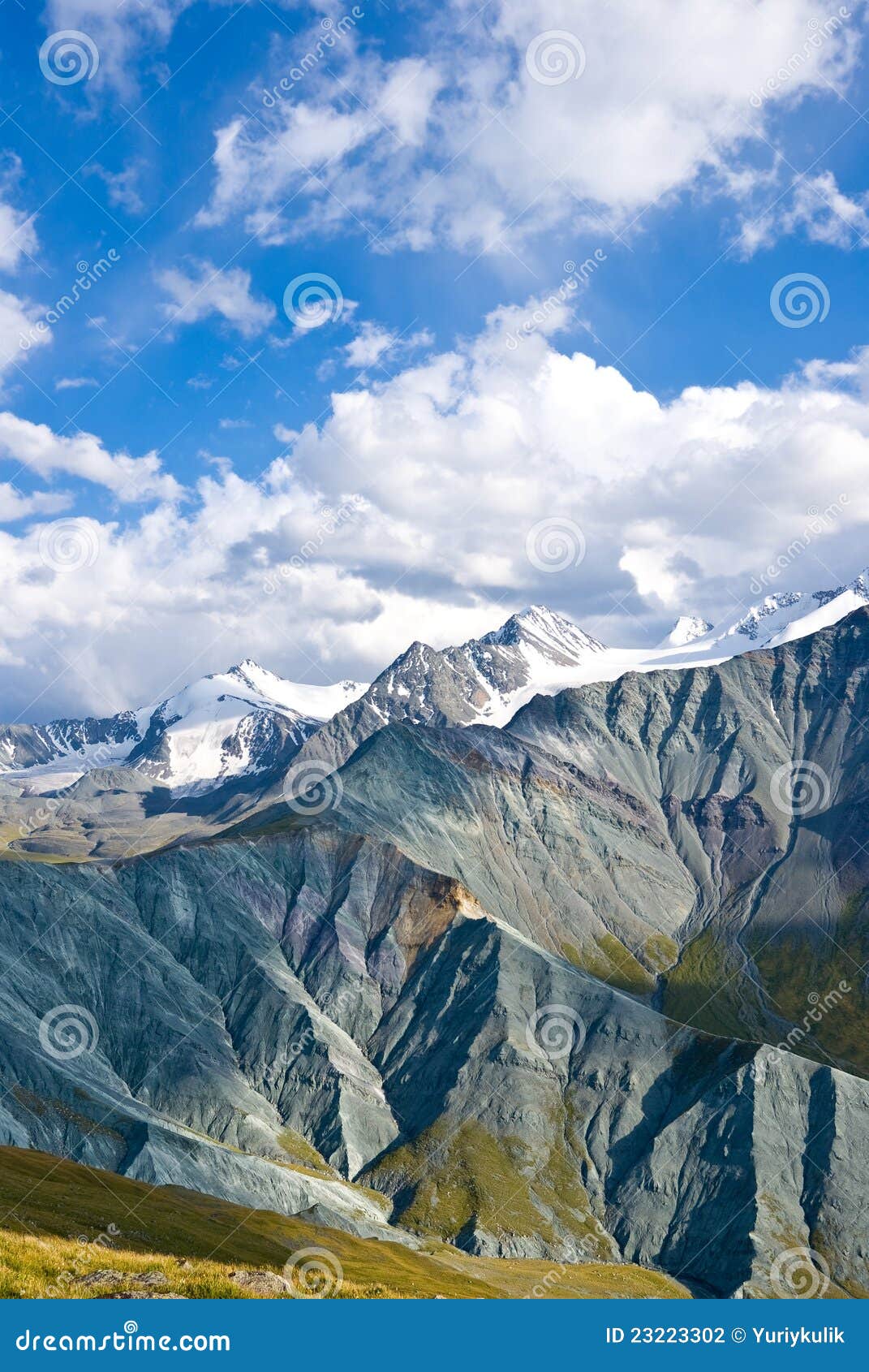 High mountains in a snow stock photo. Image of steep - 23223302
