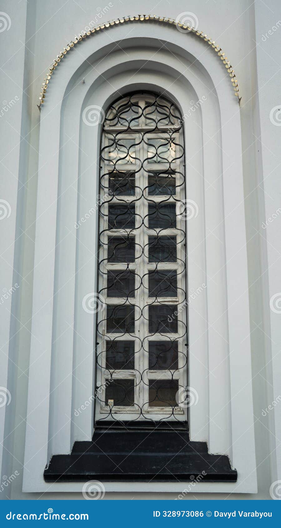 A High, Narrow Window in the Church Stock Photo - Image of history ...