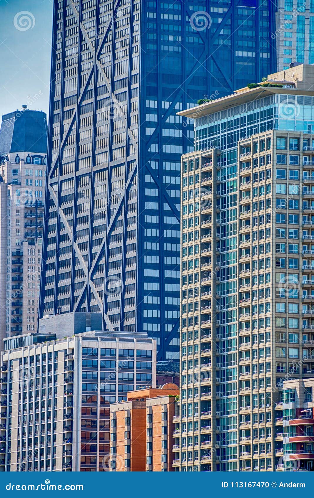 High office buildings stock photo. Image of building - 113167470