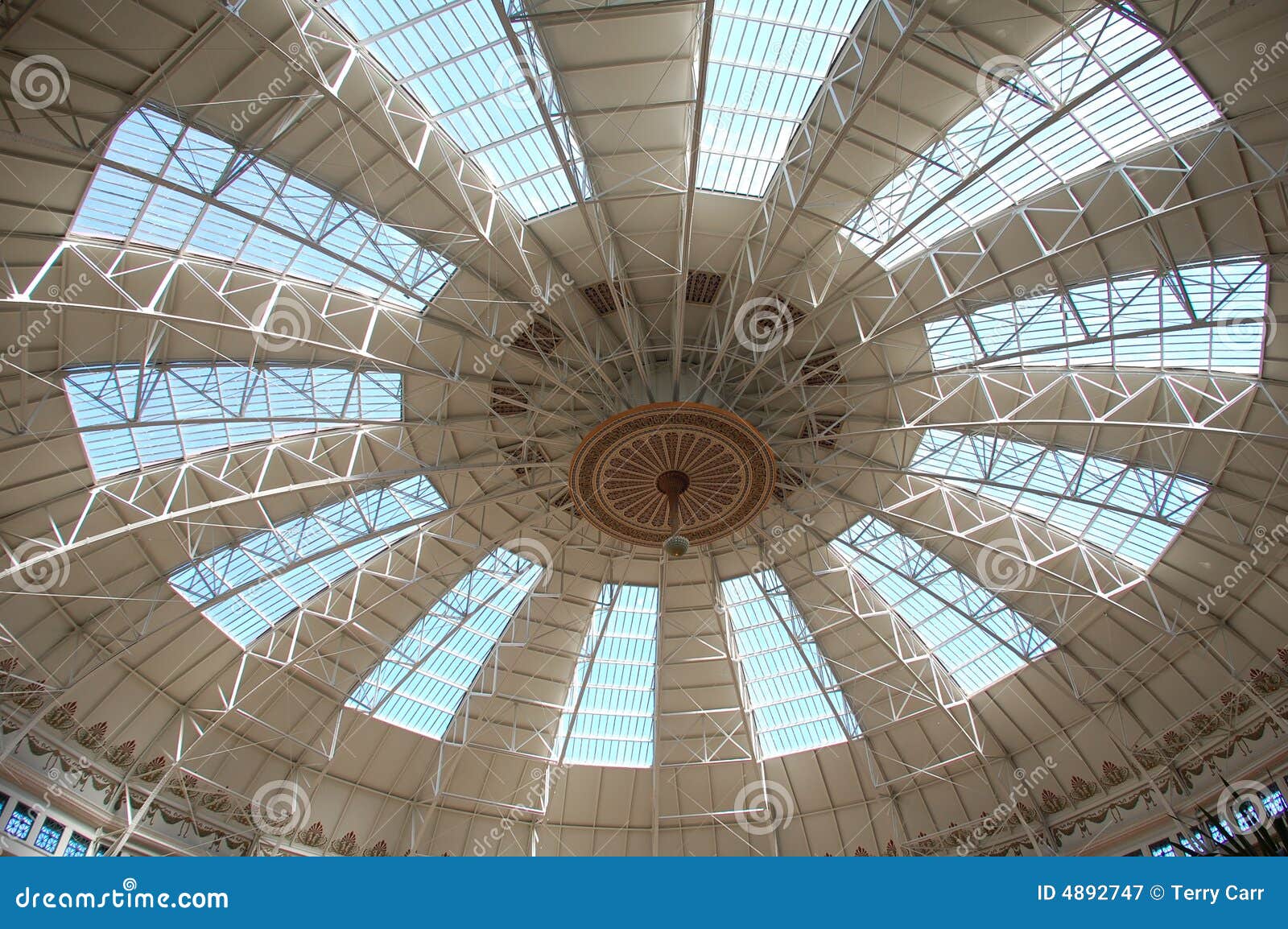 High overhead dome stock image. Image of covering, building - 4892747
