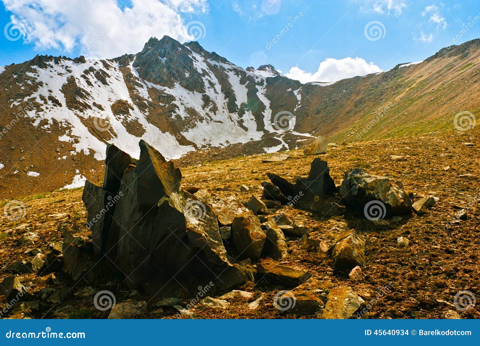 High peak stock photo. Image of seek, majestic, rocks - 45640934