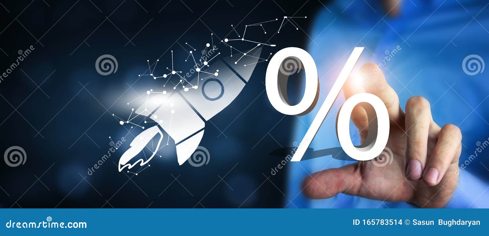 High Percent Interest. Percent Up Icon Stock Photo - Image of concept ...