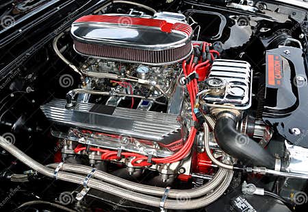 High Performance Car Engine Stock Image - Image of fast, machinery ...