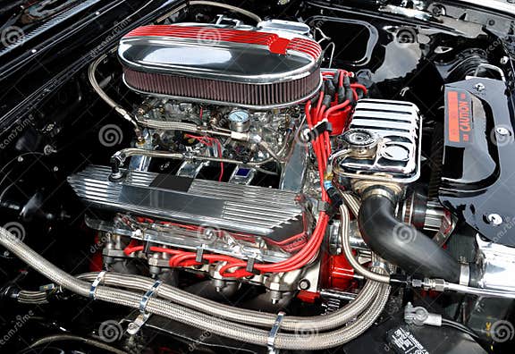 High Performance Car Engine Stock Image - Image of fast, machinery ...