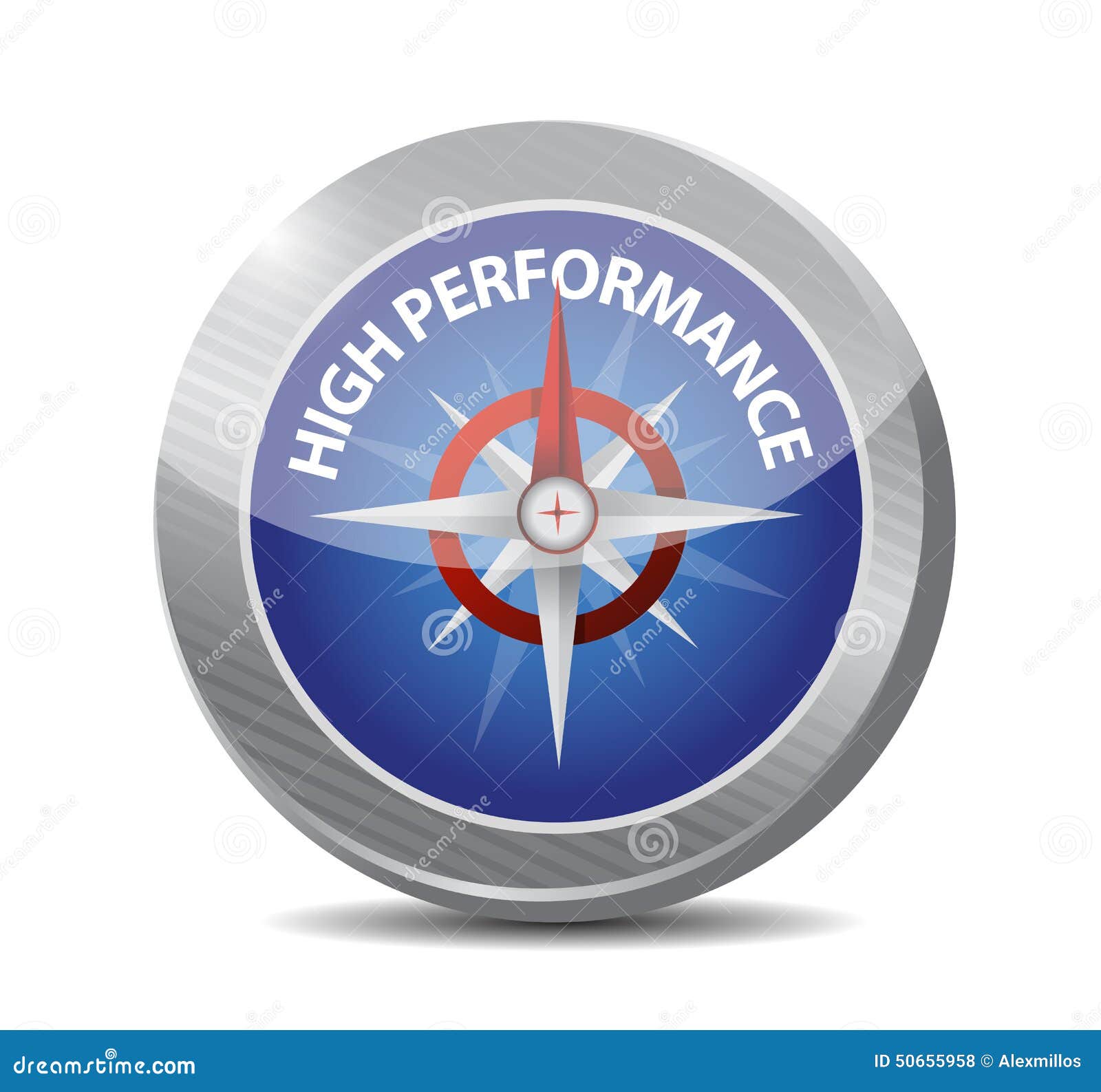 High Performance Compass Illustration Design Stock Illustration ...