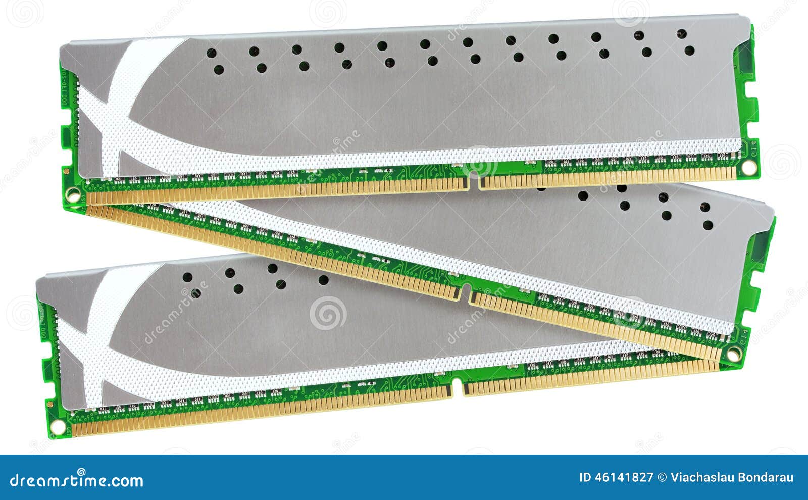 High Performance Computer Memory Stock Image - Image of diagonal ...