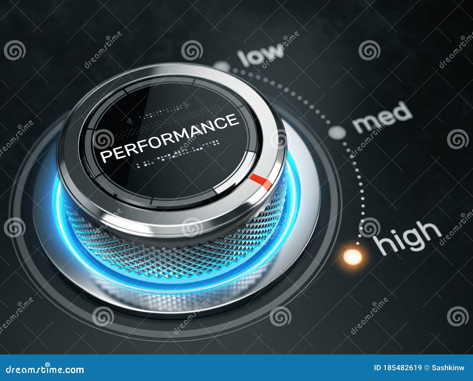 High Performance Concept - Performance Level Control Button on High ...