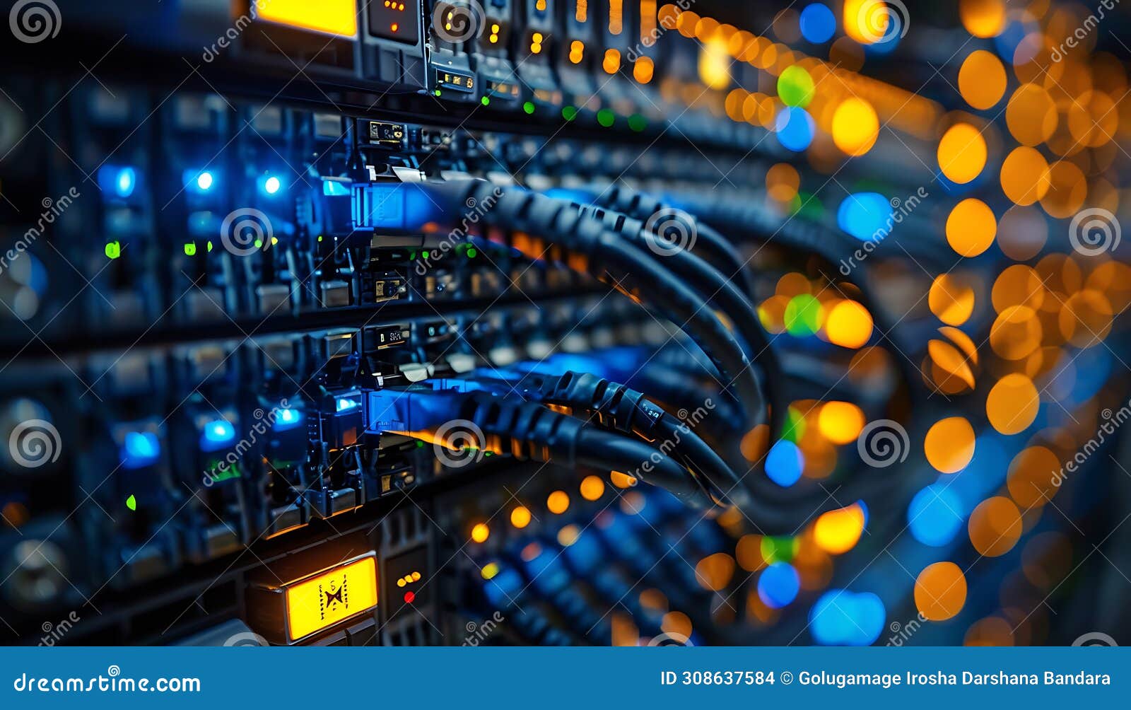 "High Performance Data Center and Network Devices - Dynamic Design Element in Stock Image" Stock ...