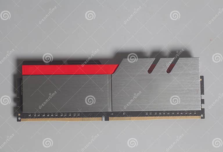 High Performance DDR4 Computer Memory RAM Isolated on White Stock Photo - Image of packaging ...