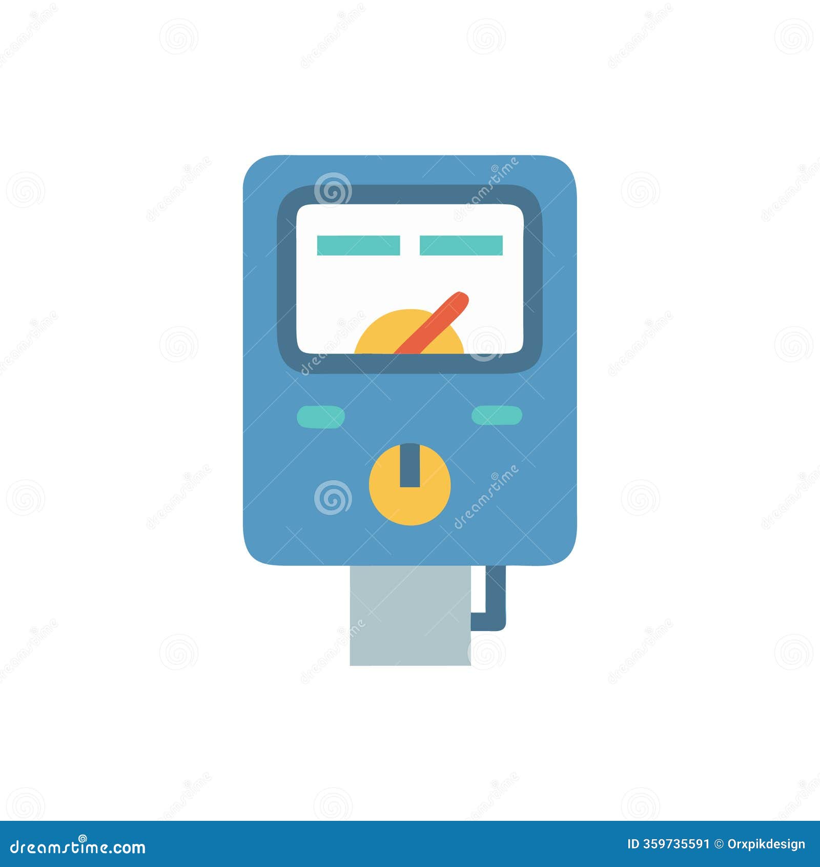 High-Performance Energy Meter for Efficiency Stock Illustration ...