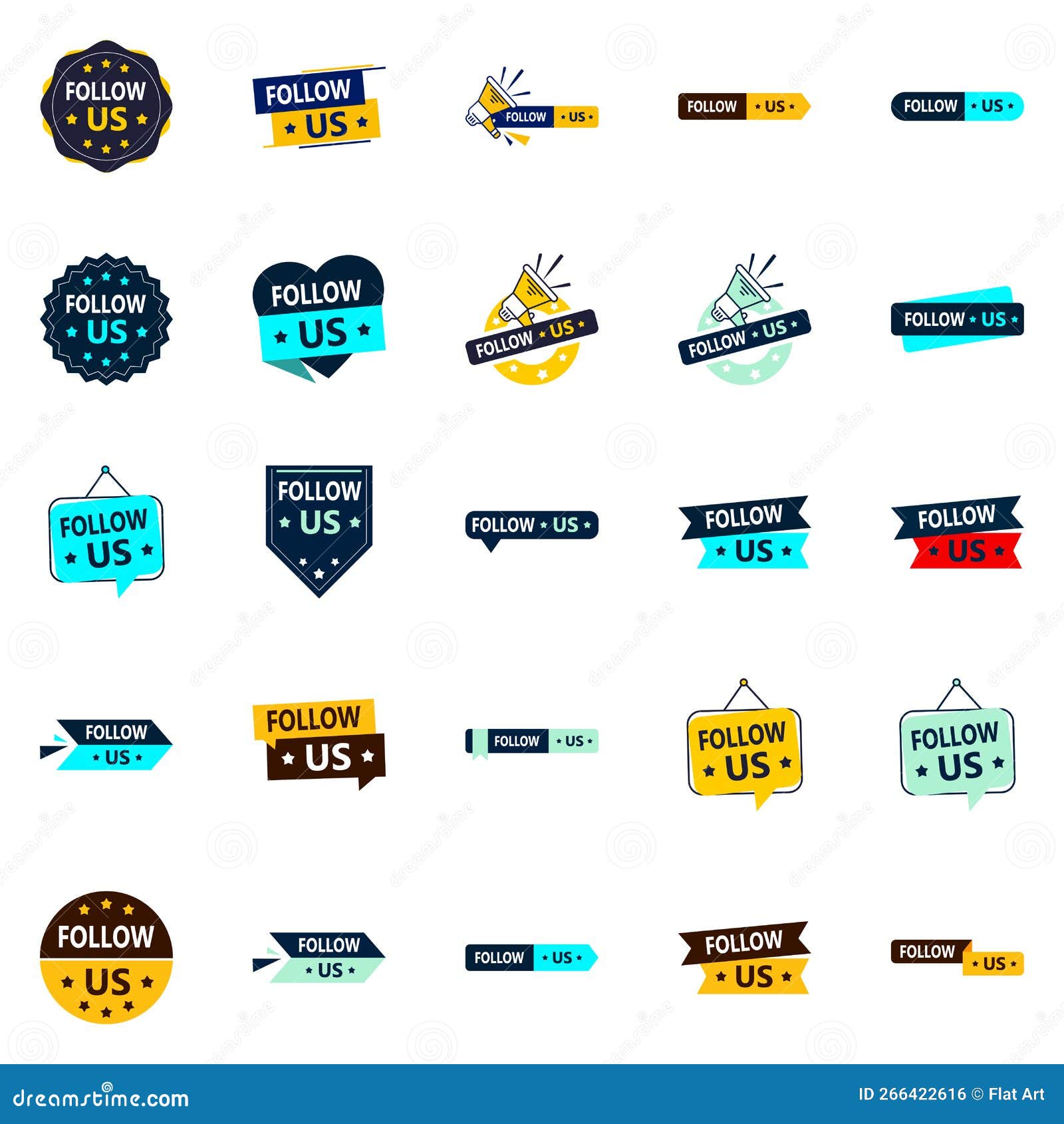 20 High-Performance Follow Us Graphic Elements for Instagram and ...