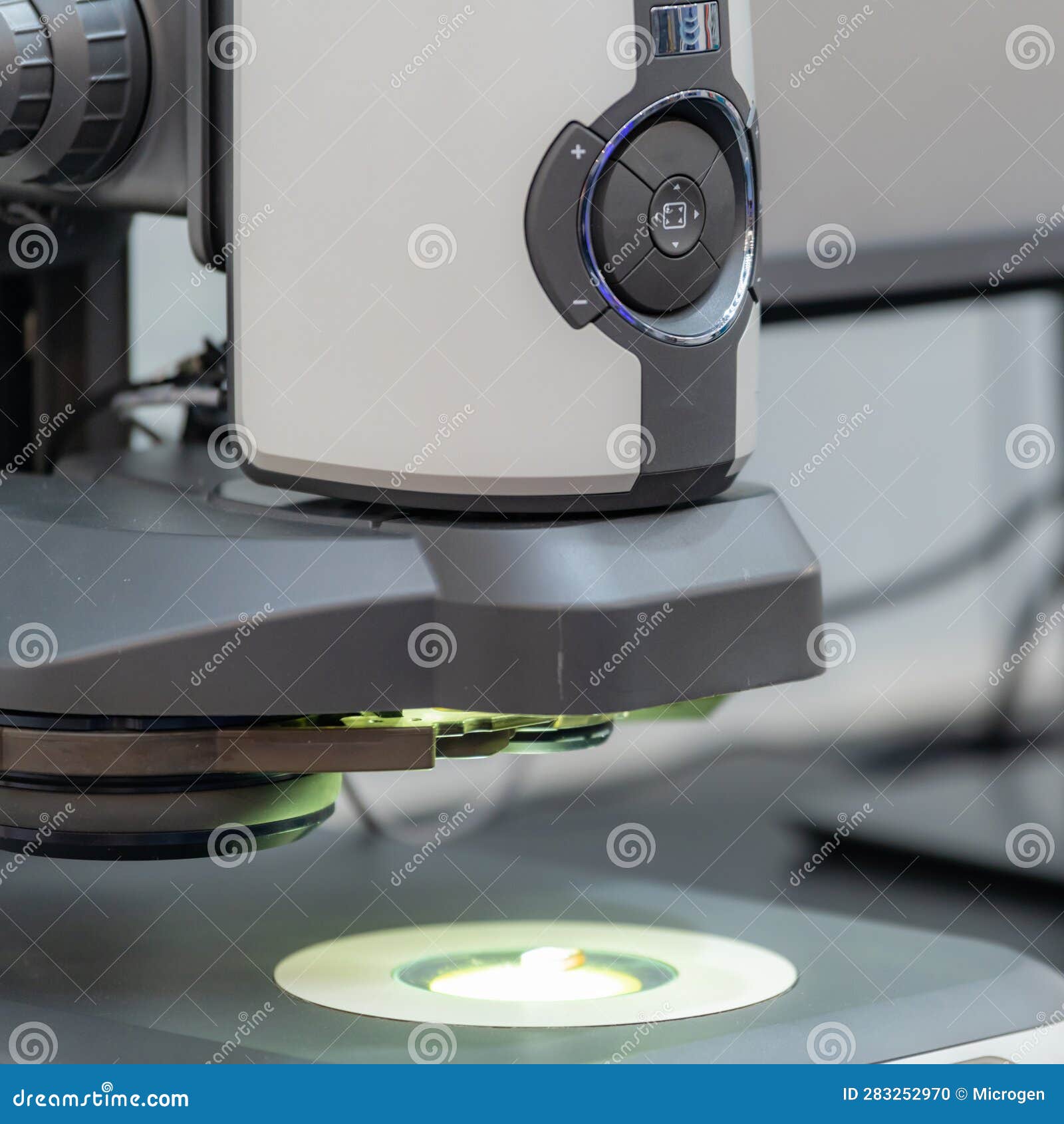 High-performance Full-HD Digital Microscope Stock Photo - Image of ...