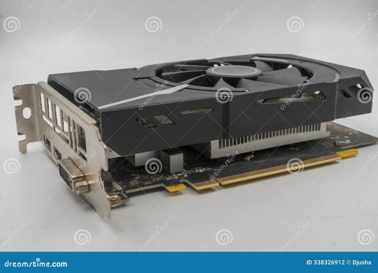 Advanced Graphics Card with Cooling Fan, PCI Express Connector, and ...