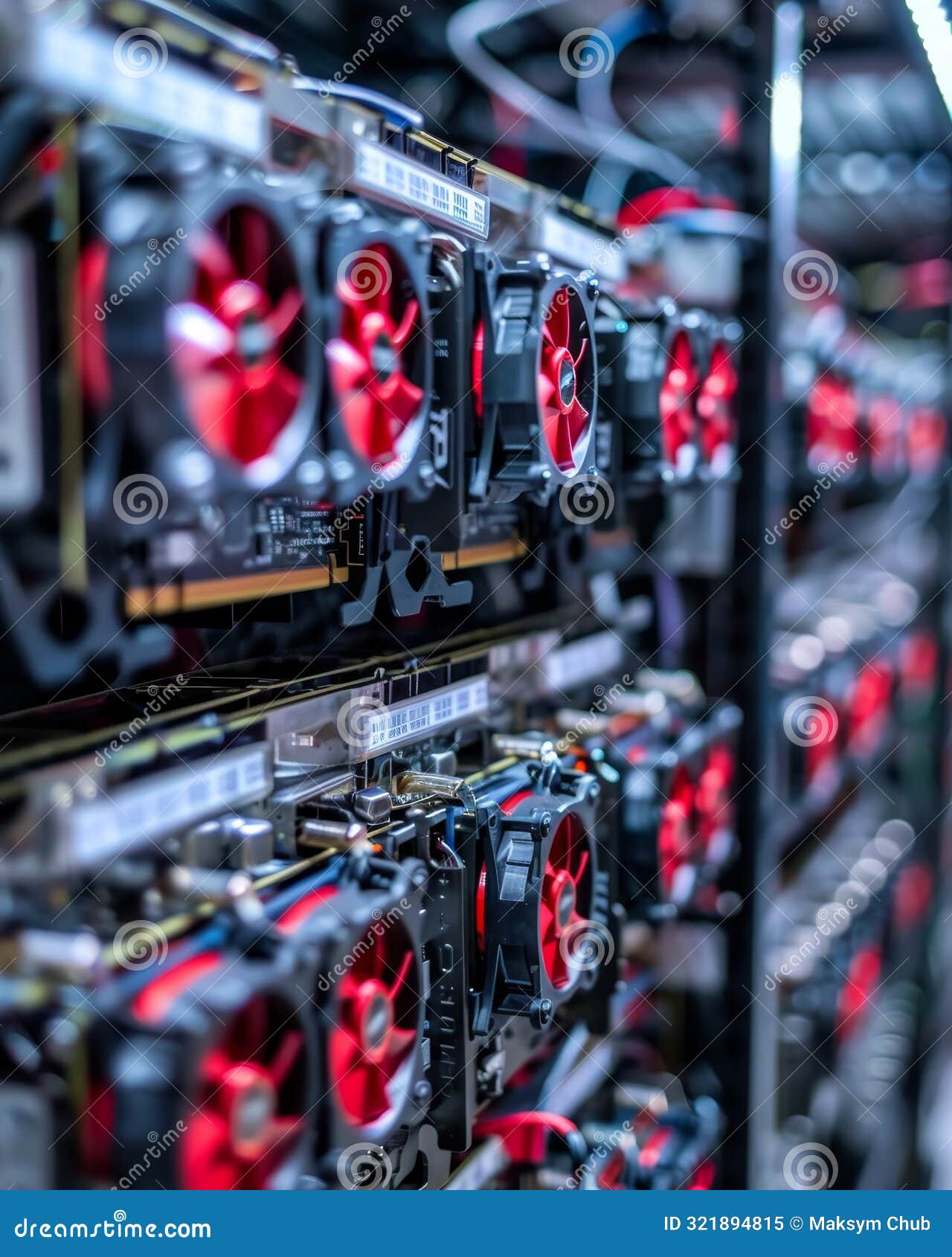 High Performance Graphics Card Ad for Gaming and Crypto Mining Setup ...